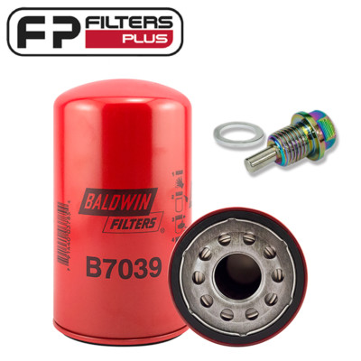 B7039 Baldwin Oil Filter + Magnetic Sump Plug Ford F250, F350 7.3L T ...