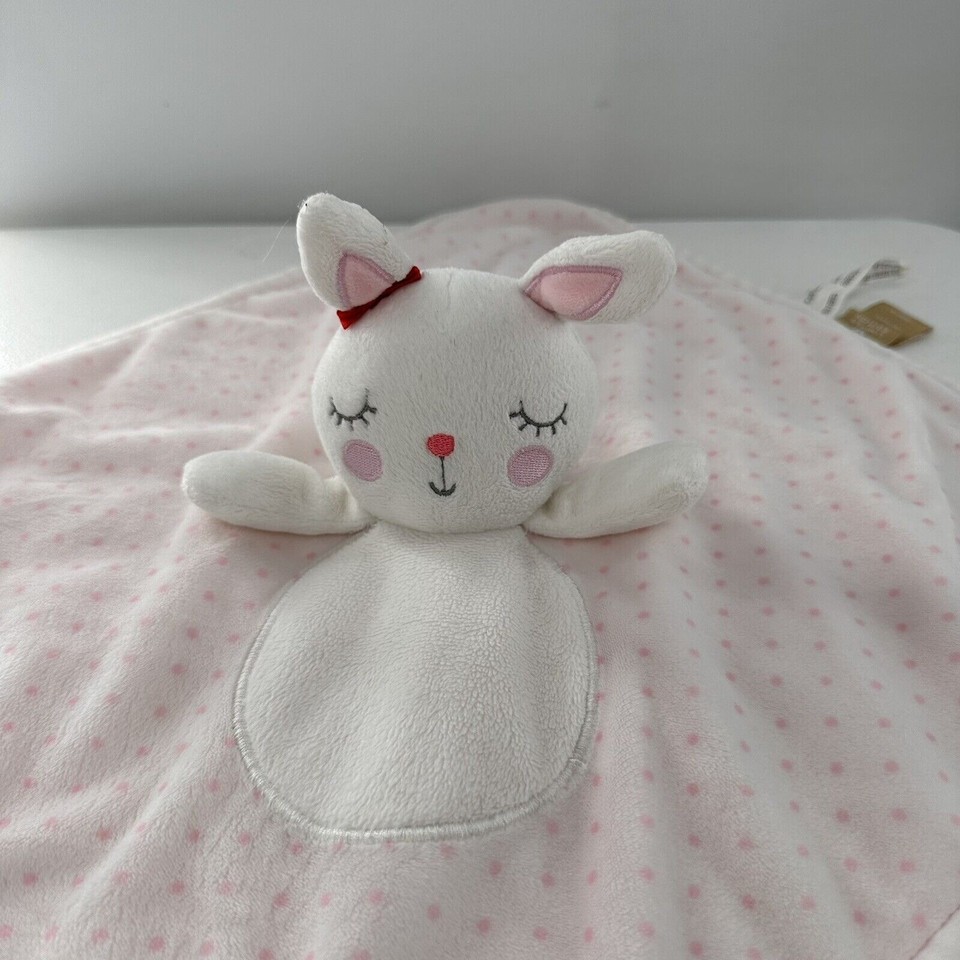 Target Limited Edition Pink Bunny Lovey Security Blanket Baby Girl Gift ...