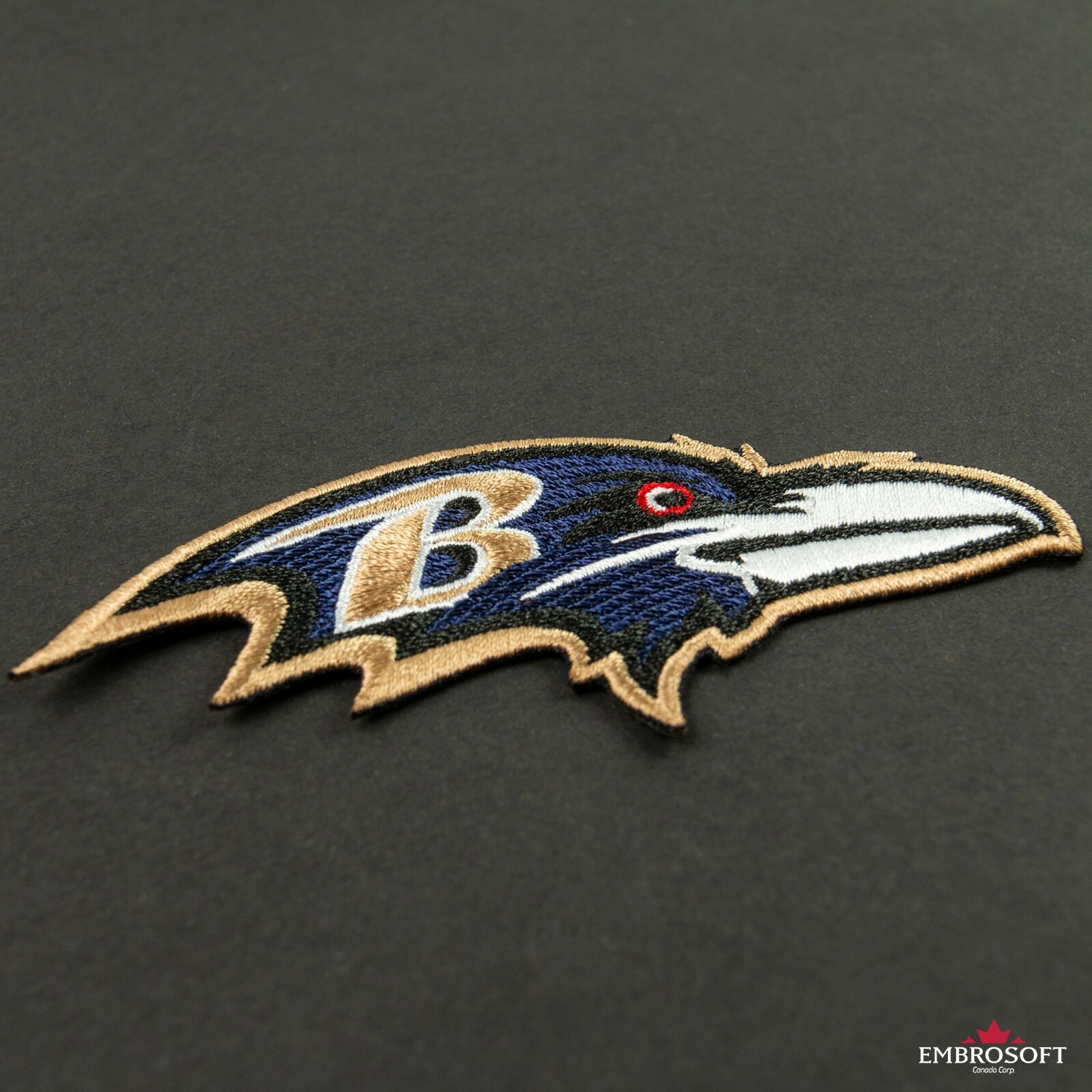 Baltimore Ravens Patch, American Football Team Logo, Embroidered Sports ...