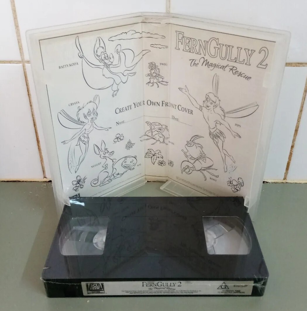 FERN GULLY 2 - THE MAGICAL RESCUE - FACTORY SEALED PAL VHS CBS FOX ...