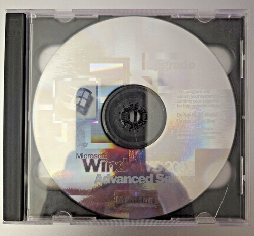 Genuine Microsoft Windows 2000 Advanced Server Upgrade | eBay
