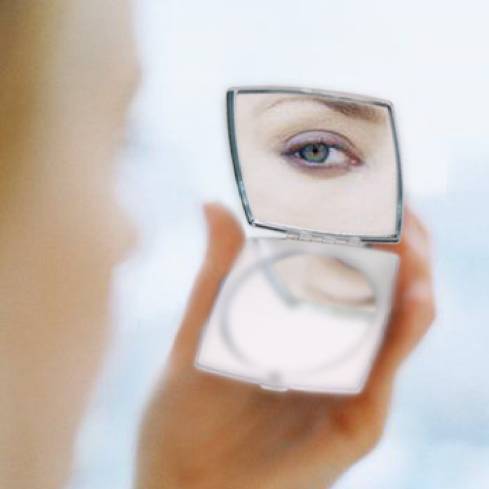 ACME Studio “Blobnik" Compact Purse Hand Mirror by Designer KARIM ...