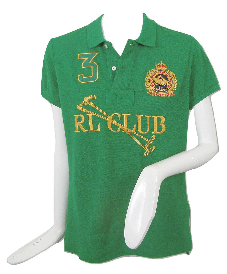 NEW! Polo Ralph Lauren Womens Challenge Cup Polo Shirt! *Big Gold ...