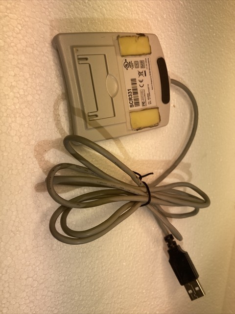 SCR331 SCM Microsystems Identitive 331 USB CAC Smart Card Reader for ...