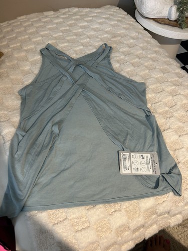Lorna Jane Open Back Singlet Top Brand New With Tags Size Large Blue ...