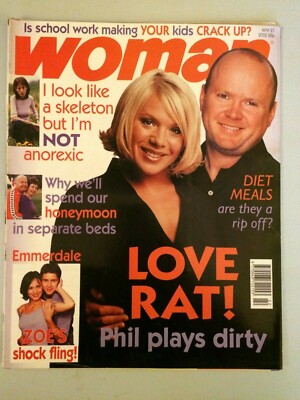 WOMAN magazine 27/5/2002 LETITIA DEAN Ardal O'Hanlon Anna Brecon ...