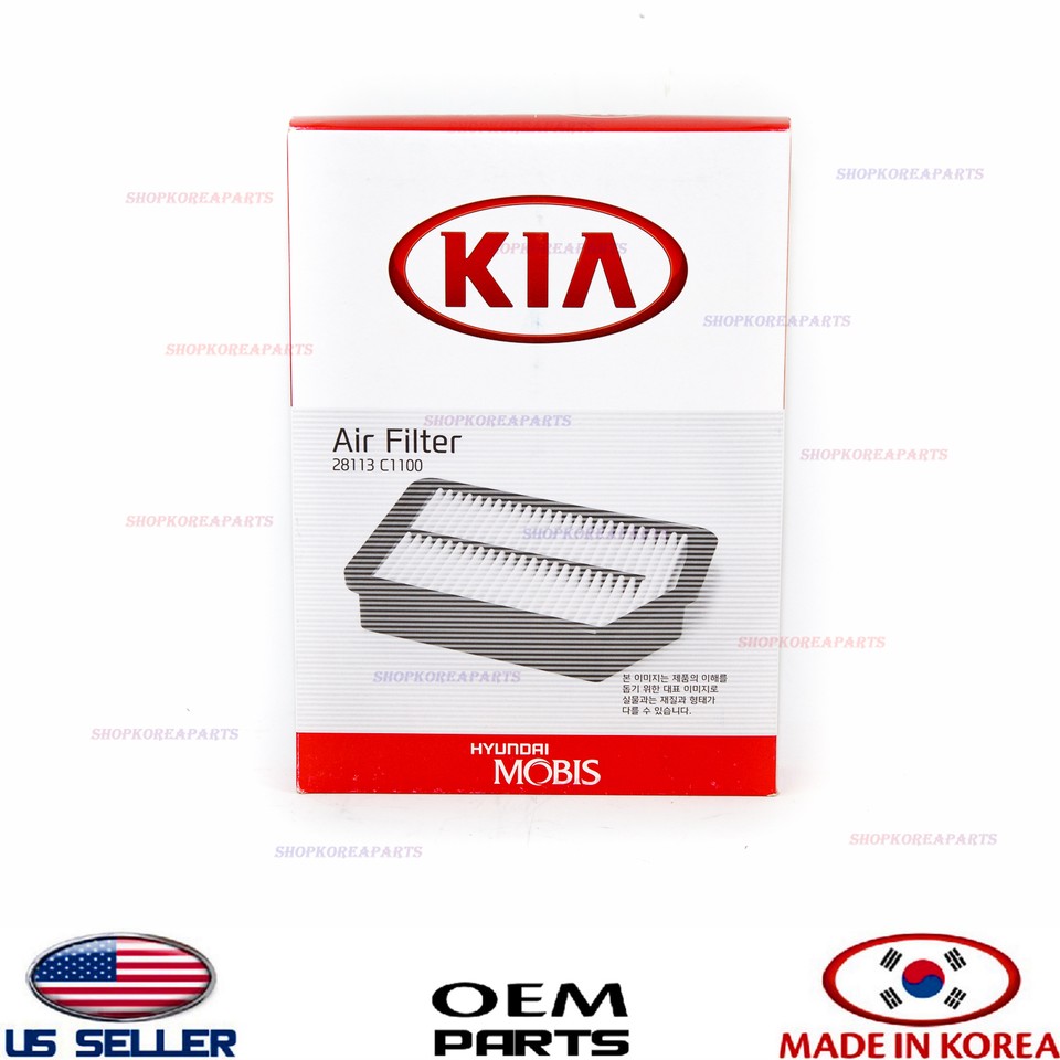 2015-2019 Hyundai Sonata 2017-2020 Optima 2.4L GENUINE Air Filter ...