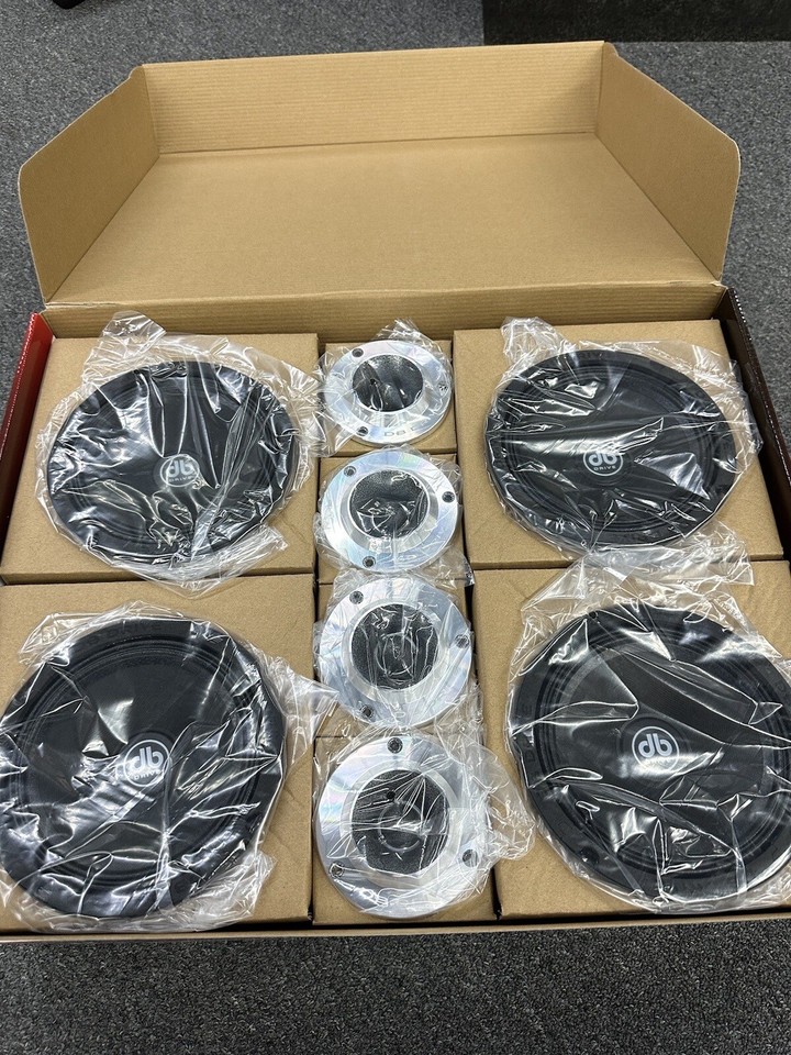 DB DRIVE Elite PRO6K4MT 4- 6.5" Midrange And 4 TWComponentCar Speakers ...