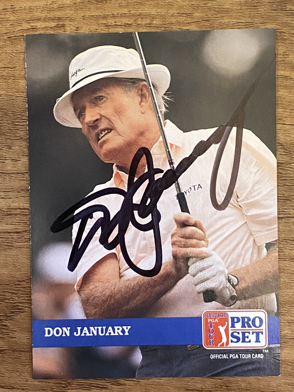 1992 Pro Set Senior #213 Don January AUTO Autographed Card DIED 2023 | eBay