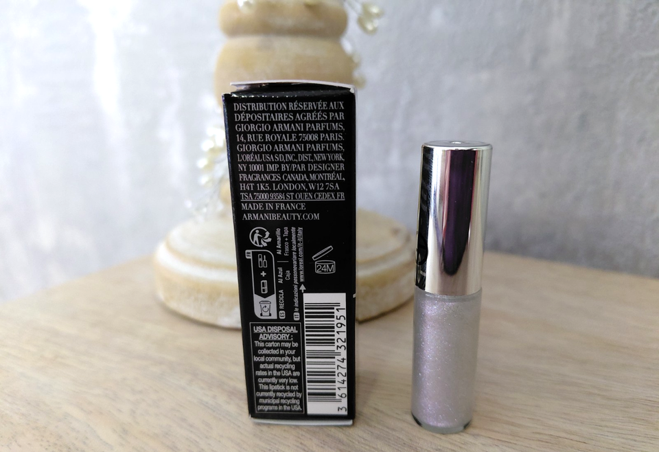 Armani Prisma Glass Icy Plumper Frozen Amethyst 30 1g MINI New Genuine ...