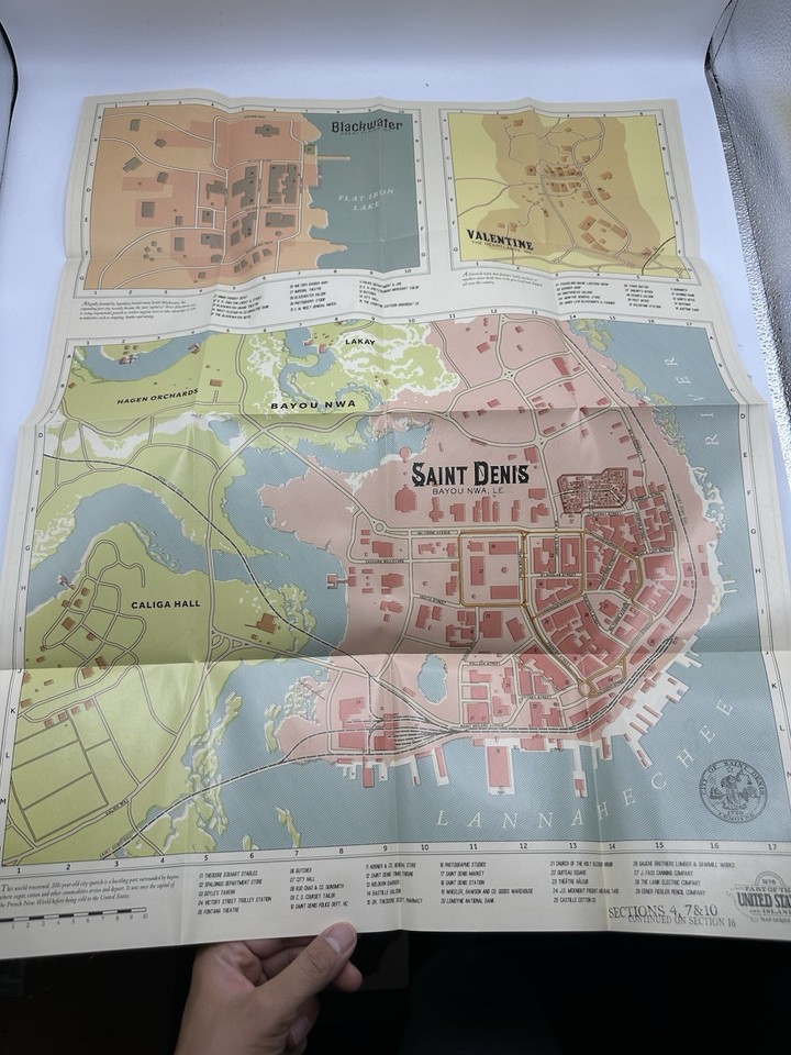 Red Dead Redemption 2 Collector’s Edition Map Of The United States | eBay