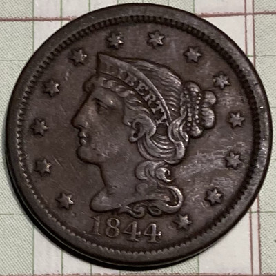 1844 large cent | eBay