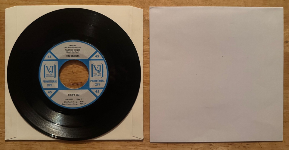 45 7" EP THE BEATLES PROMO (SLEEVE) VJ EPI-903 ASK ME WHY | eBay