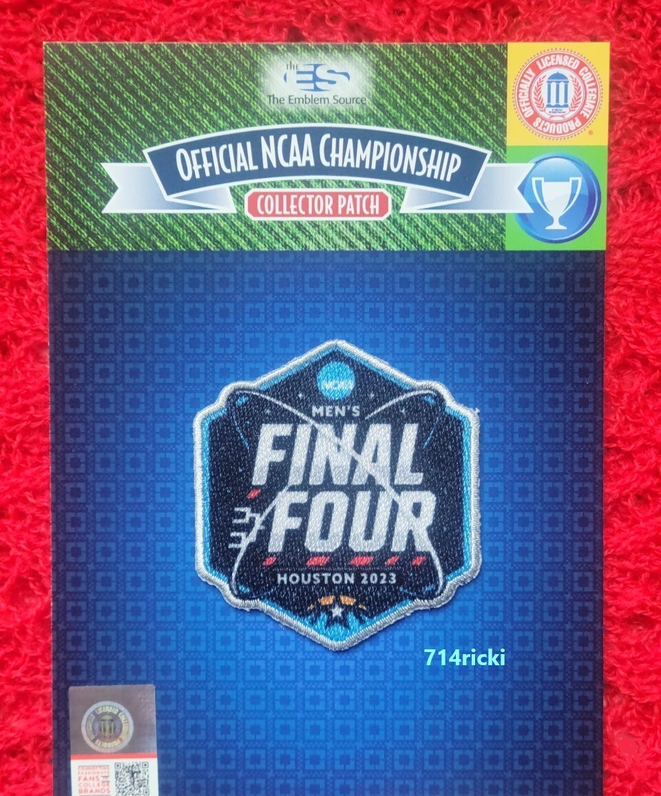 2023 NCAA Men's Final Four Patch Collector UConn FAU San Diego State ...