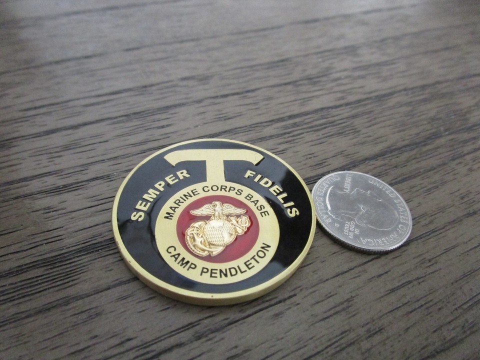 USMC Base Camp Pendleton Challenge Coin #706U | eBay