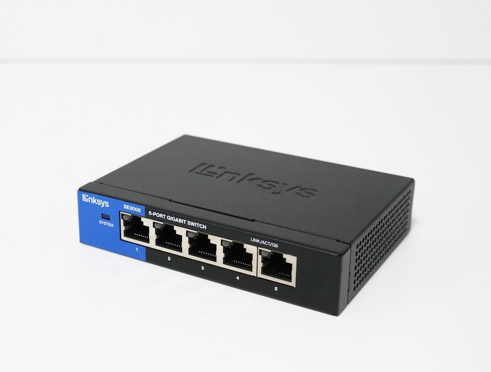 Linksys SE3005V2 5-port Gigabit Ethernet Switch (good) 722868997659| eBay