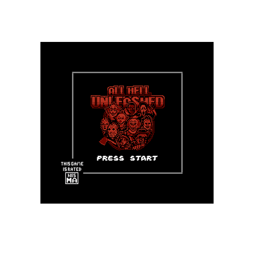 All Hell Unleashed v6.66 NES Game Cartridge US (note: buyer DOES NOT ...