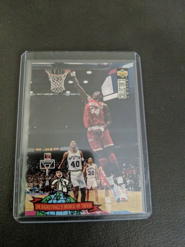 1994-95 Collector's Choice Houston Rockets Basketball Card #399 Hakeem ...