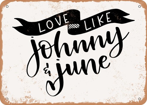 METAL SIGN - Johnny and June - Vintage Look Sign | eBay