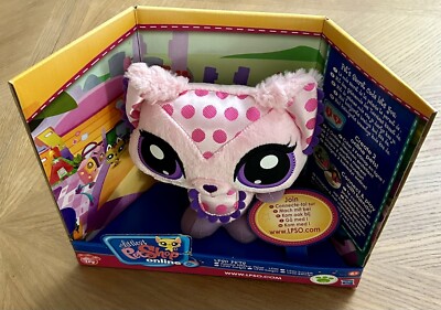New Littlest Pet Shop Online LPSO Plush Stuffed Cat/Kitten Hasbro | eBay