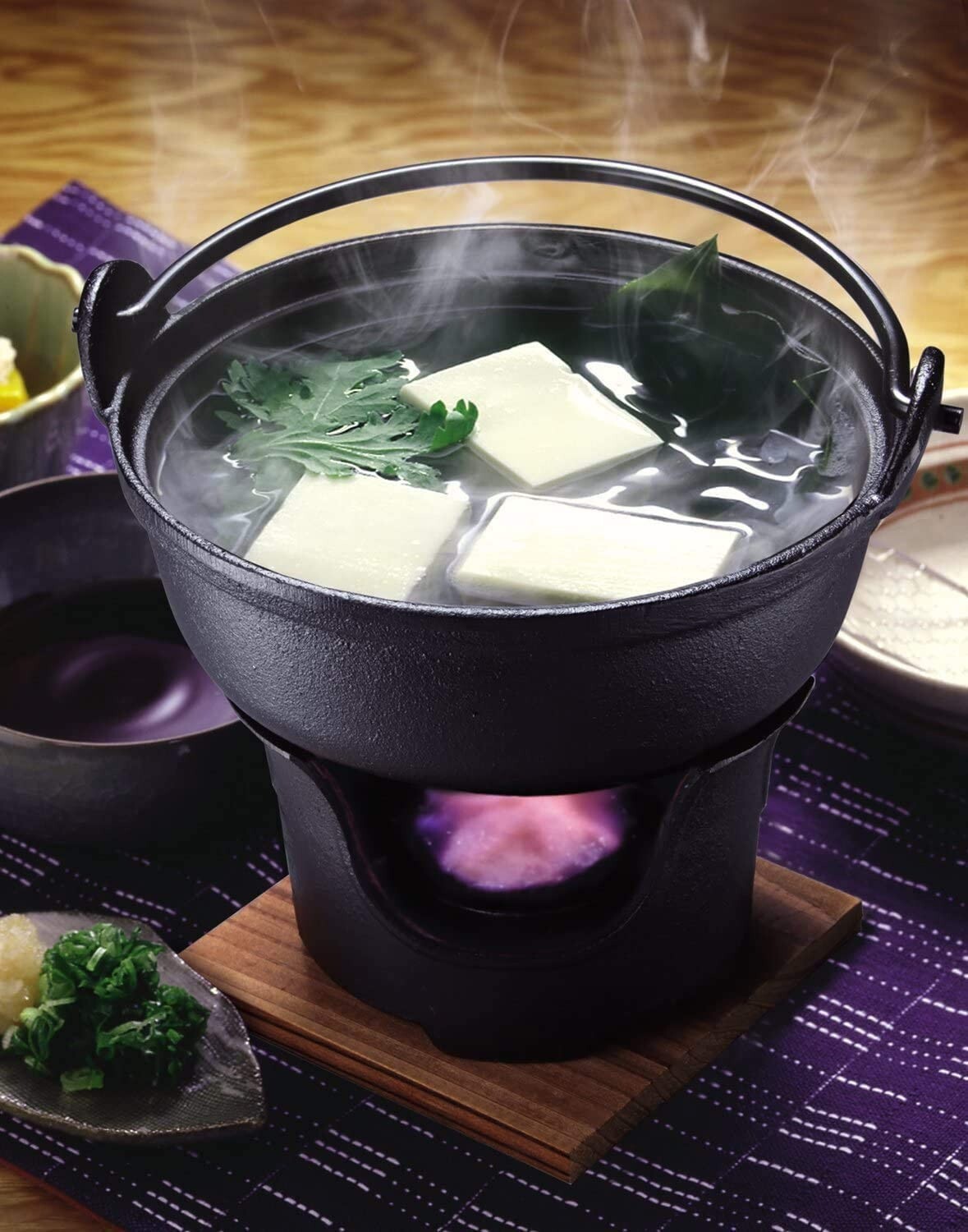 Ishigaki Sangyo Hearths Pot Stove Set " Irori NABE "with Stand 16cm ...