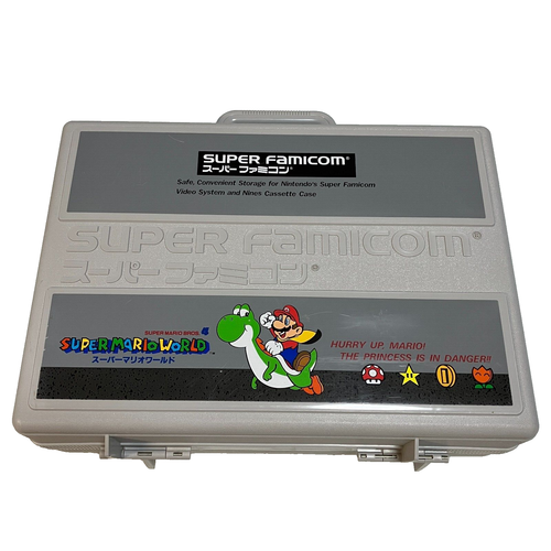 VTG Nintendo Super Famicom Carrying Case Super Mario World w/o ...