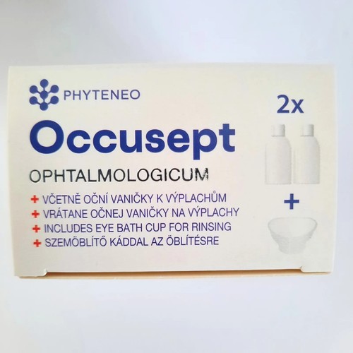 OCCUSEPT Eye Drops 2x 20ml Tear Disorders Visual Tension Stressed Eyes ...