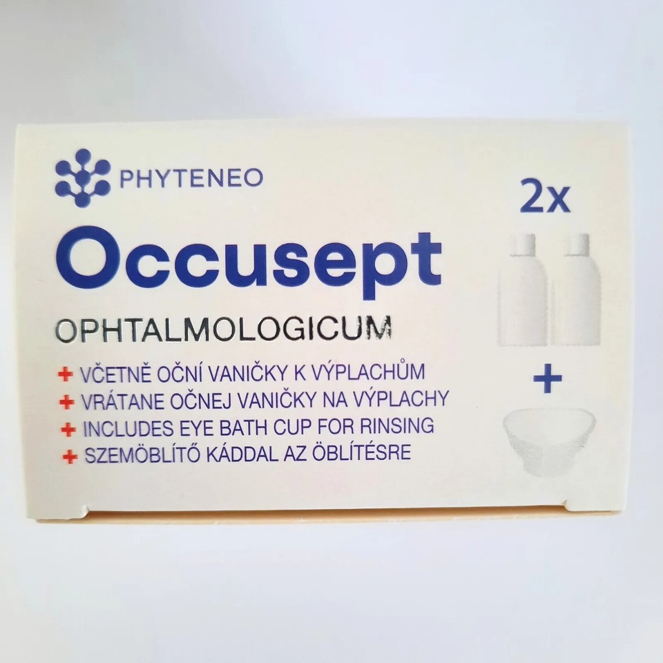 OCCUSEPT Eye Drops 2x 20ml Tear Disorders Visual Tension Stressed Eyes ...