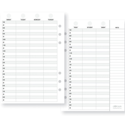 Simple Stories Planner Essentials Appointment Weekly Inserts Vertical ...