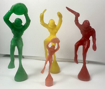 KELLOGG'S FROGMEN SCUBA TOYS Lot Of 4. 1954 BAKING SODA/CEREAL PREMIUMS ...