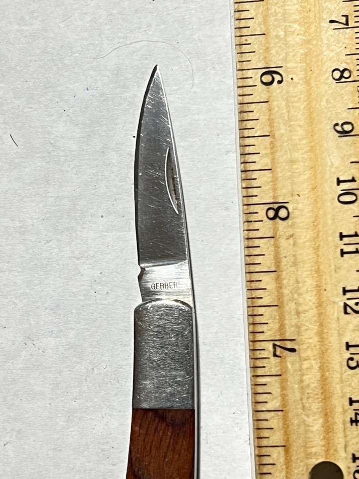 Gerber Silver Knight Sakai Japan Lockback Pocket Knife 2 inch blade | eBay