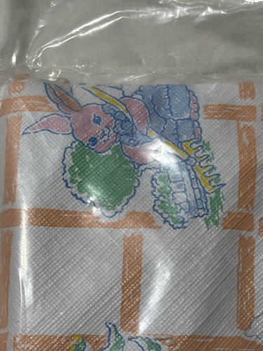Avon Springtime Bunny Collection Vinyl Tablecloth Easter 60" Round ...