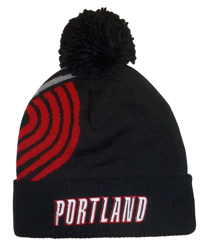 Adidas Portland Trail Blazers Pom/Cuffed Knit Hat | eBay