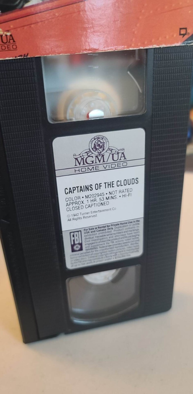 Captains of the Clouds VHS 1993 1942 James Cagney (B78) 27616294531| eBay