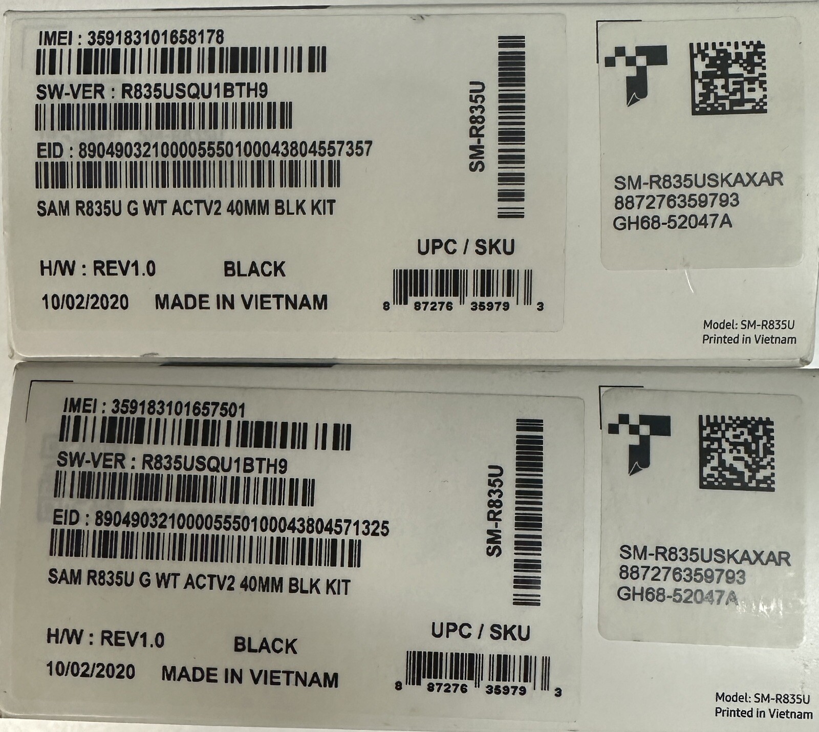 Samsung Galaxy Watch Active 2 SM-R835 40mm Stainless Steel Case with ...