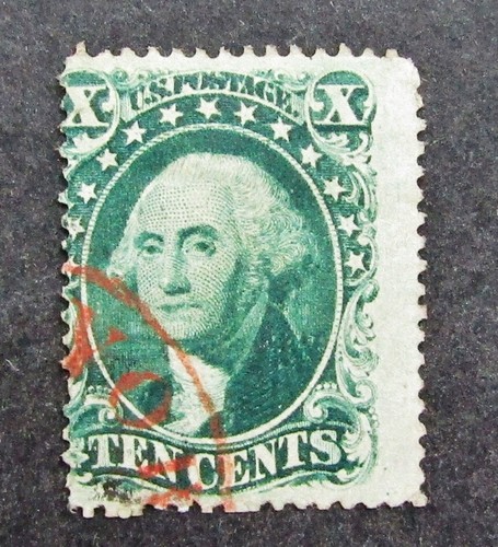 nystamps US Stamp # 33 Used $235 Red Cancel U20x1412 | eBay