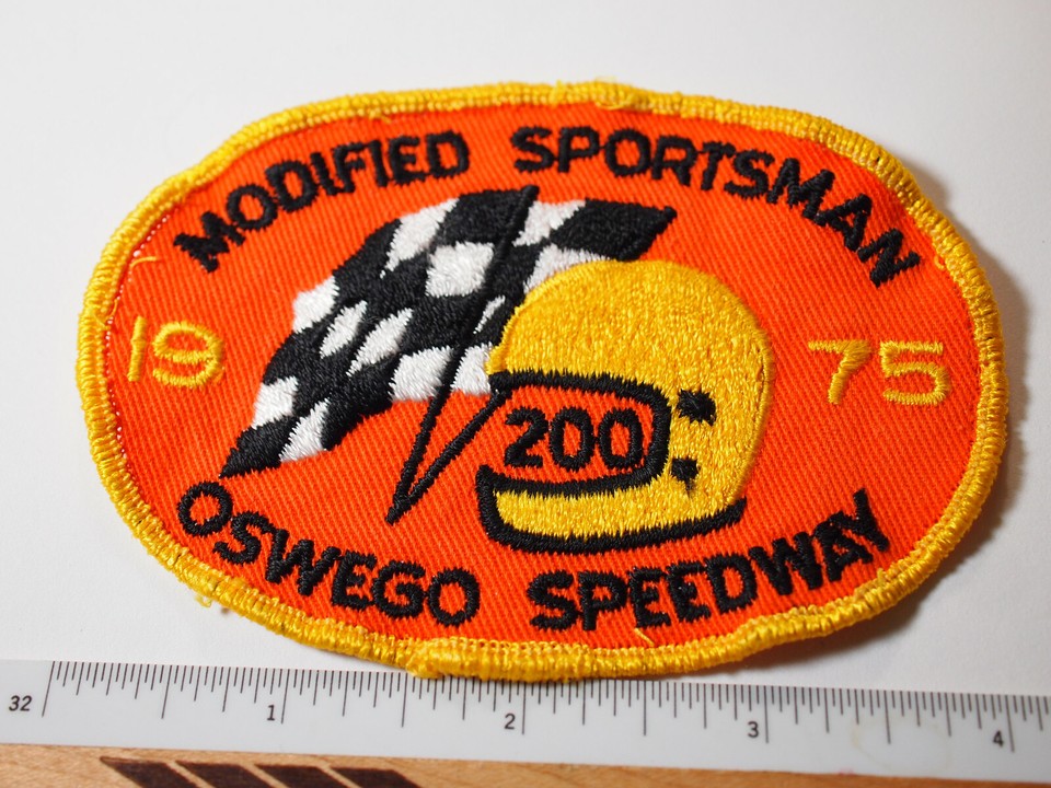 Oswego NY Speedway Modified Sportsman 200 Racing Patch Vintage 1975 ...