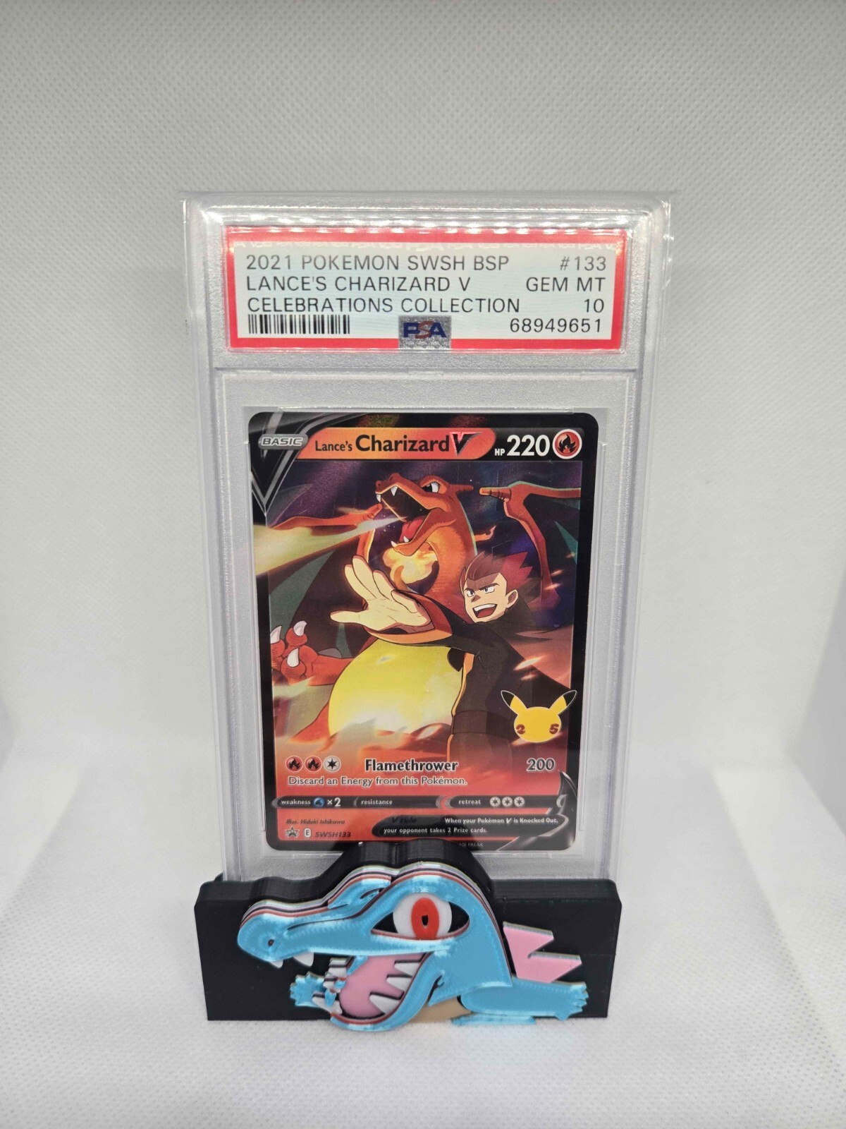 PSA 10 Gem Mint Lance’s Charizard V SWSH133 2021 Pokemon Celebrations ...