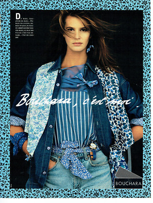 Publicité Advertising 078 1988 les tissus Bouchara ** | eBay