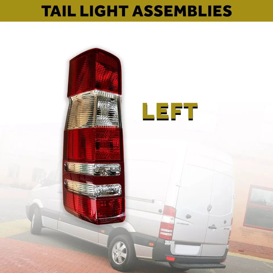 Mercedes Sprinter 2500 3500 New Tail Light Lens Right Left Pair 2007 ...