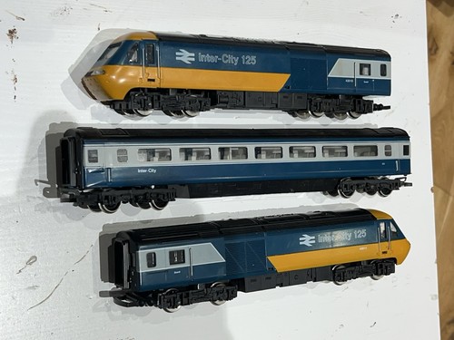 Hornby OO Gauge Intercity 125 BR Blue 43010 43011 High Speed Train Pack ...