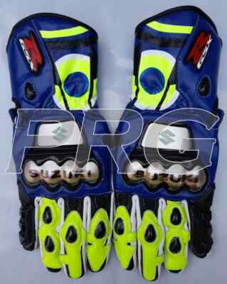 Suzuki GSXR Leather Gloves Racing Guantes Suzuki Gants Motorcycle ...