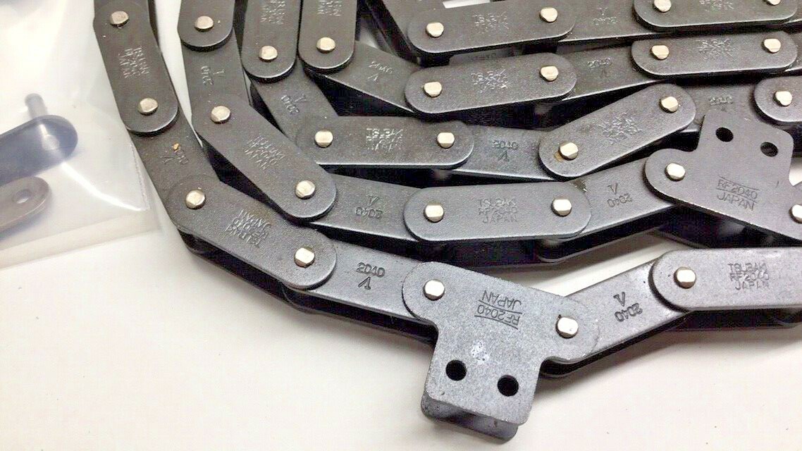 Tsubaki RF2040 (C2040 RIV) w/ C2040SK2 Links every 20" Chain 15' Ft | eBay