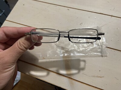 MicroVision Optical Flat Slim Thin Folding Reading Eye Glasses Strength ...