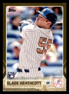 2015 Topps Update Slade Heathcott Gold SN0161/2015 #US160 New York ...