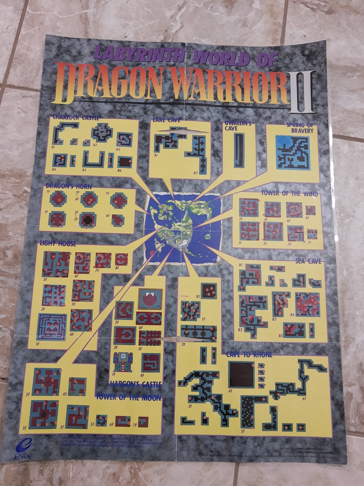 Dragon Warrior 2 Map