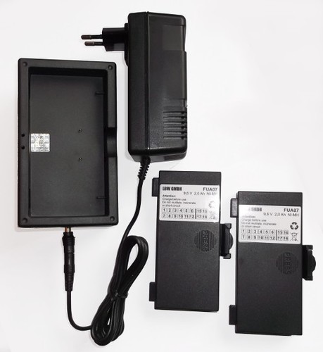 2 X Batterie + 1x Chargeur pour Hetronic Abitron Ga Gl TG 9,6V 68108700 ...