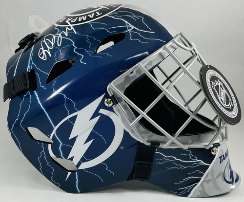 Andrei Vasilevskiy Signed Full-Size Tampa Bay Lightning Goalie Helmet ...
