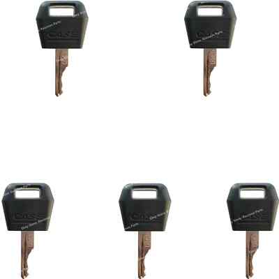 5 Keys For Case IH Ignition Keys Tractor Skid Steer Digger Excavator ...