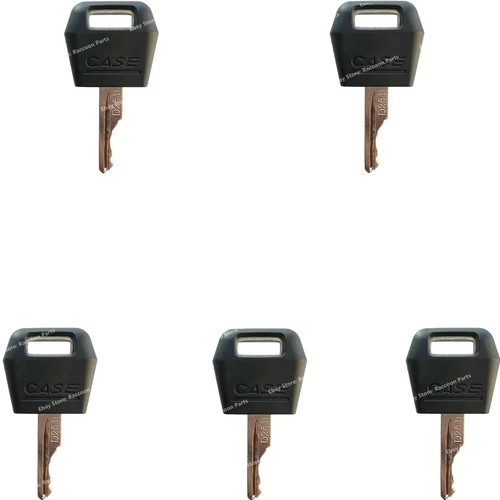 5 Keys For Case IH Ignition Keys Tractor Skid Steer Digger Excavator ...